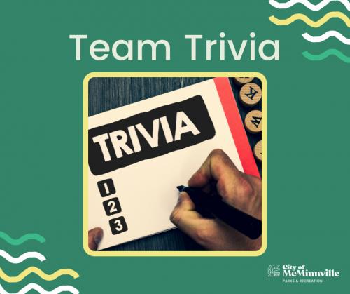 Team Trivia | McMinnville Oregon